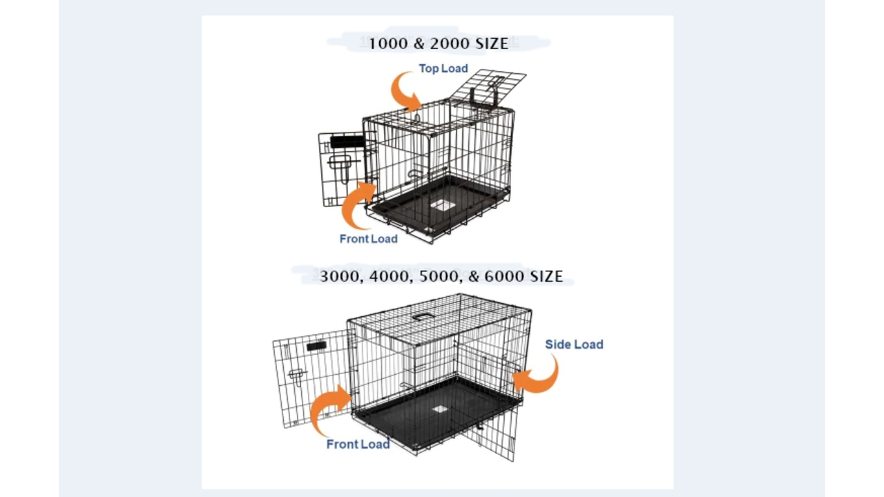 Great Crate #4000 90x58x65cm - Black - Dog & Puppy Travel Online | Pet ...